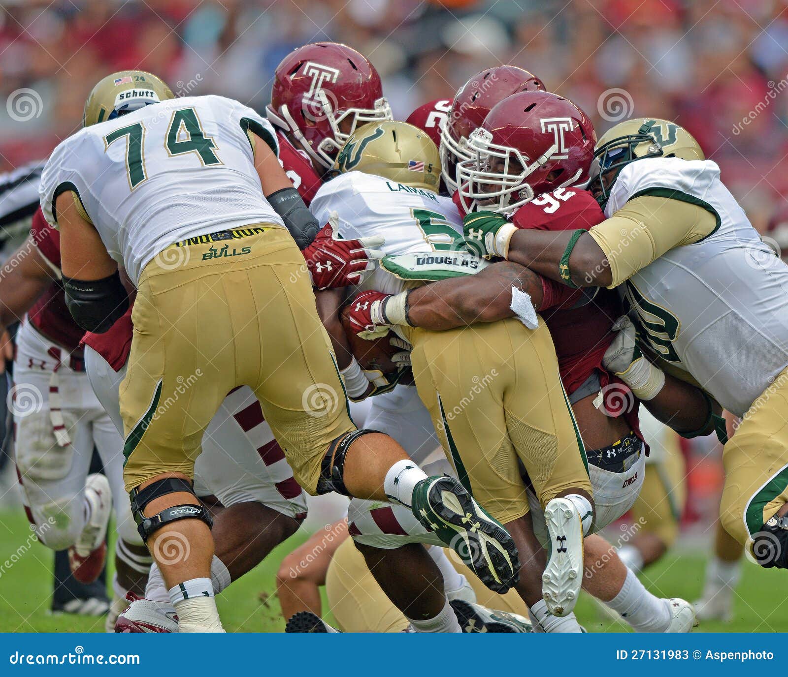 2012 NCAA Football - USF @ Temple Editorial Stock Photo - Image of ...