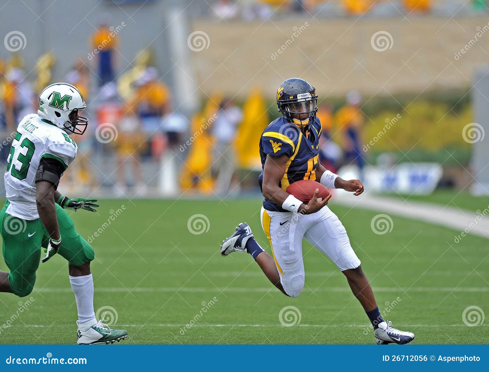 2012 NCAA Football - WVU Vs Marshall Editorial Photo - Image of college ...