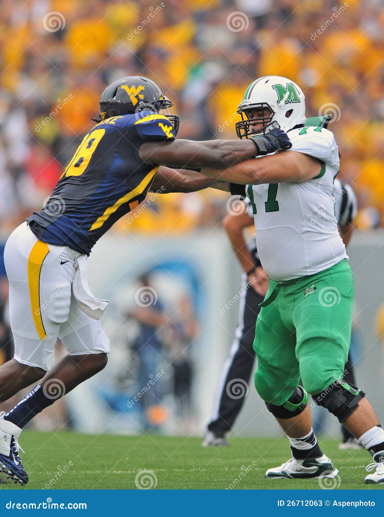 2012 NCAA Football - WVU Vs Marshall Editorial Stock Photo - Image of ...