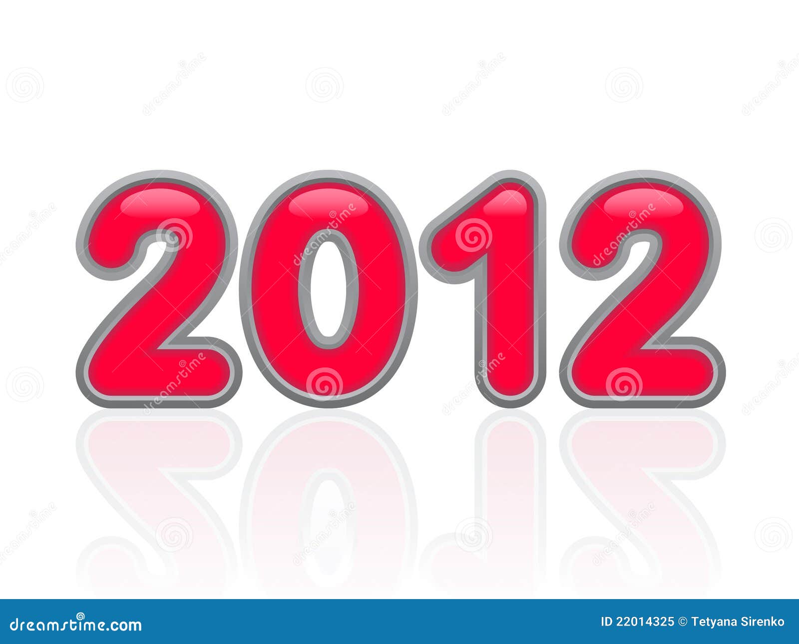 2012 new year stock vector. Illustration of soft, digital - 22014325