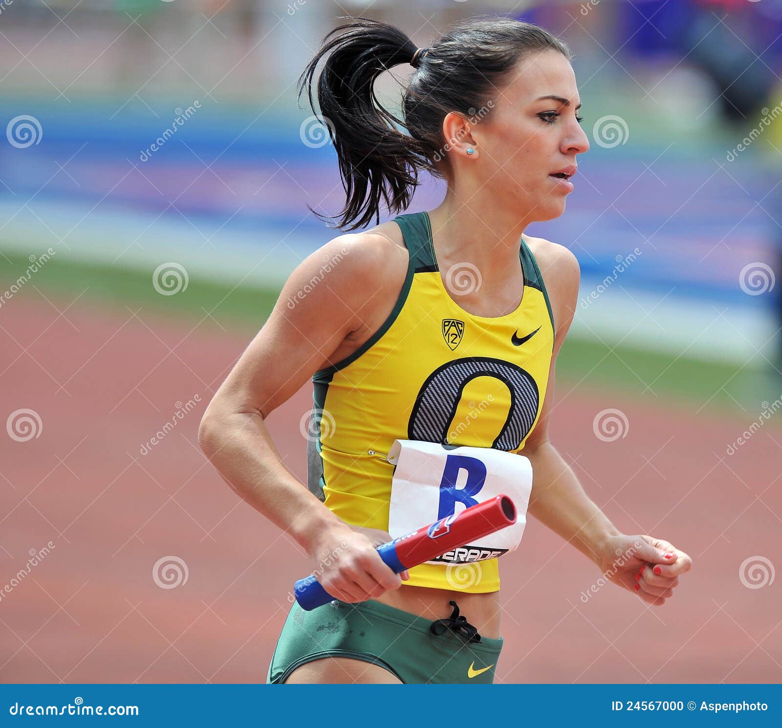 2012 Penn Relays - Oregon Womens Distance Runner Editorial Image ...