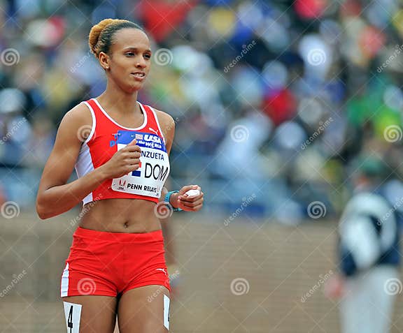 2012 Track and Field - Dominican Runner Editorial Stock Image - Image ...