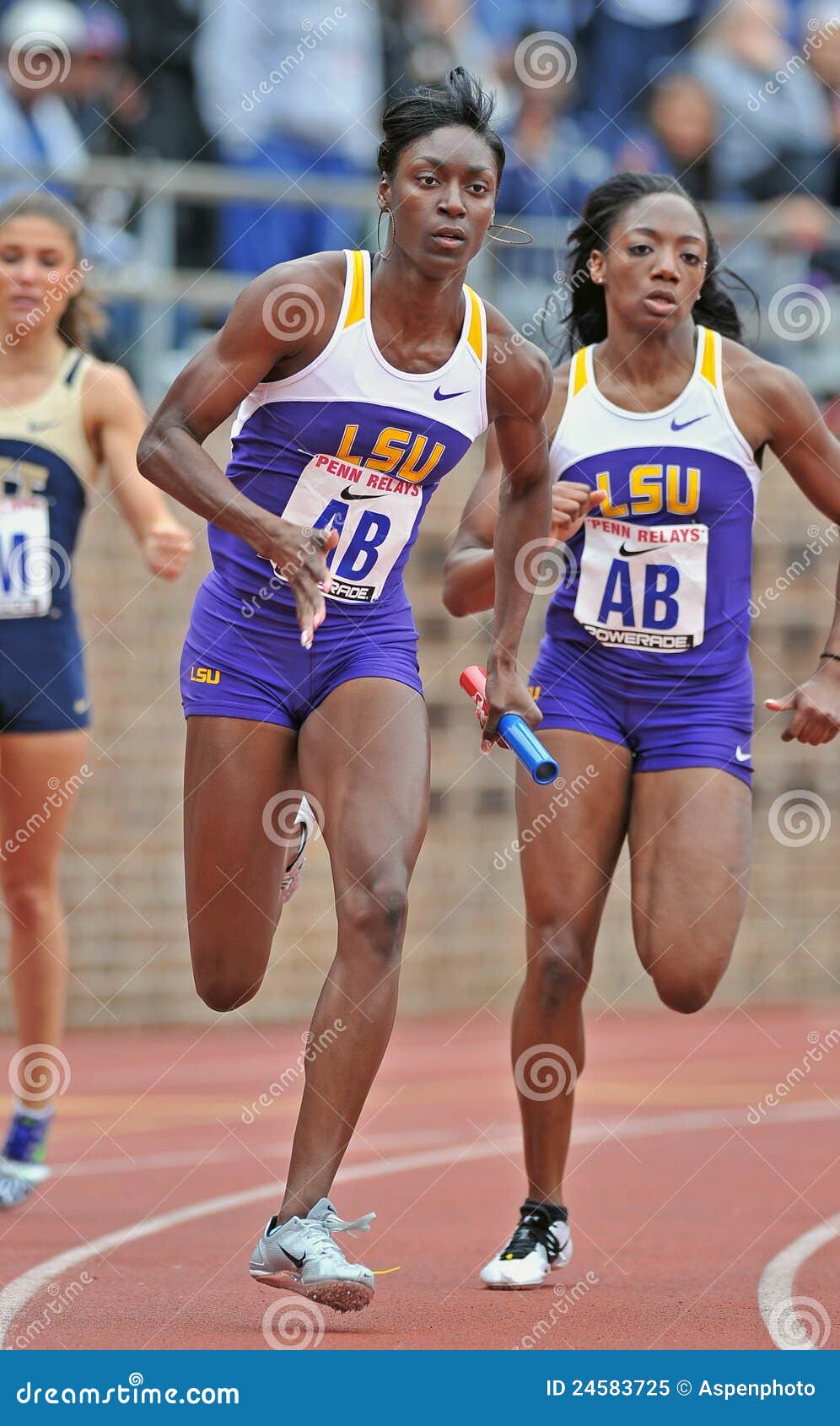 2012 Track and Field - Ladies 4x100 Relay Editorial Image - Image of ...