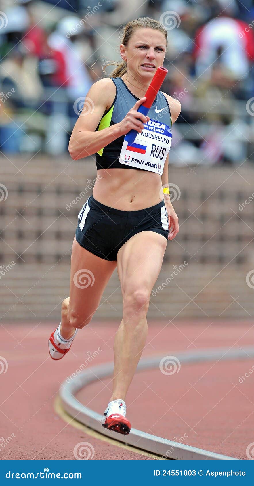 2012 Track and Field - Russian Runner Editorial Stock Photo - Image of ...