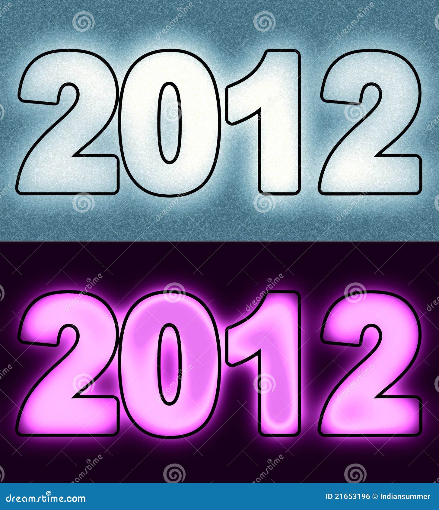 2012 Year stock illustration. Illustration of texture - 21653196