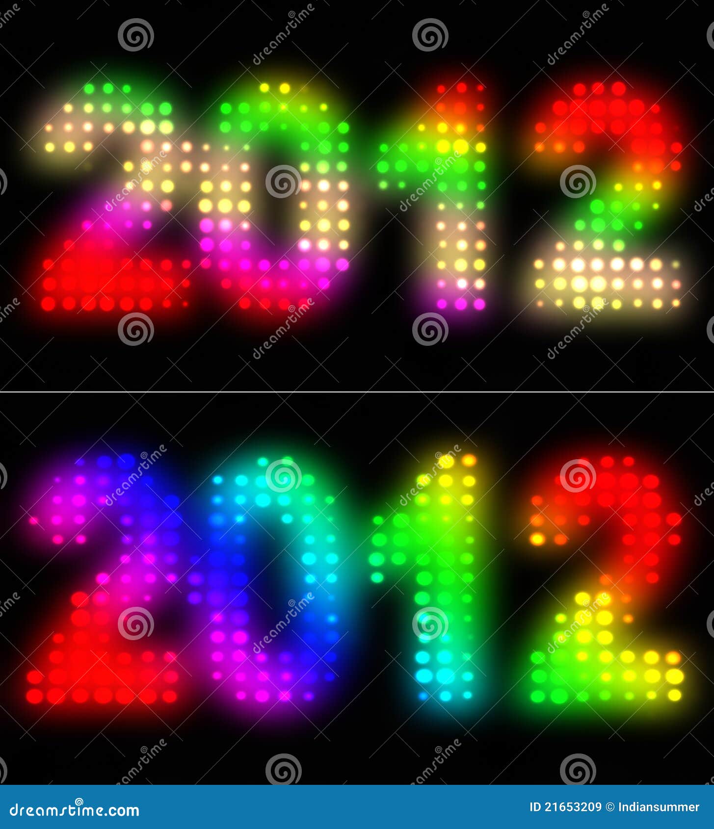 2012 Year stock illustration. Illustration of holiday - 21653209