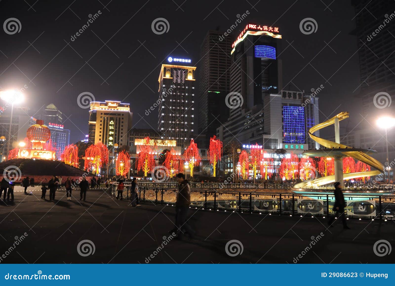 2013 Chinese Spring Festival in Chengdu Editorial Stock Photo - Image ...