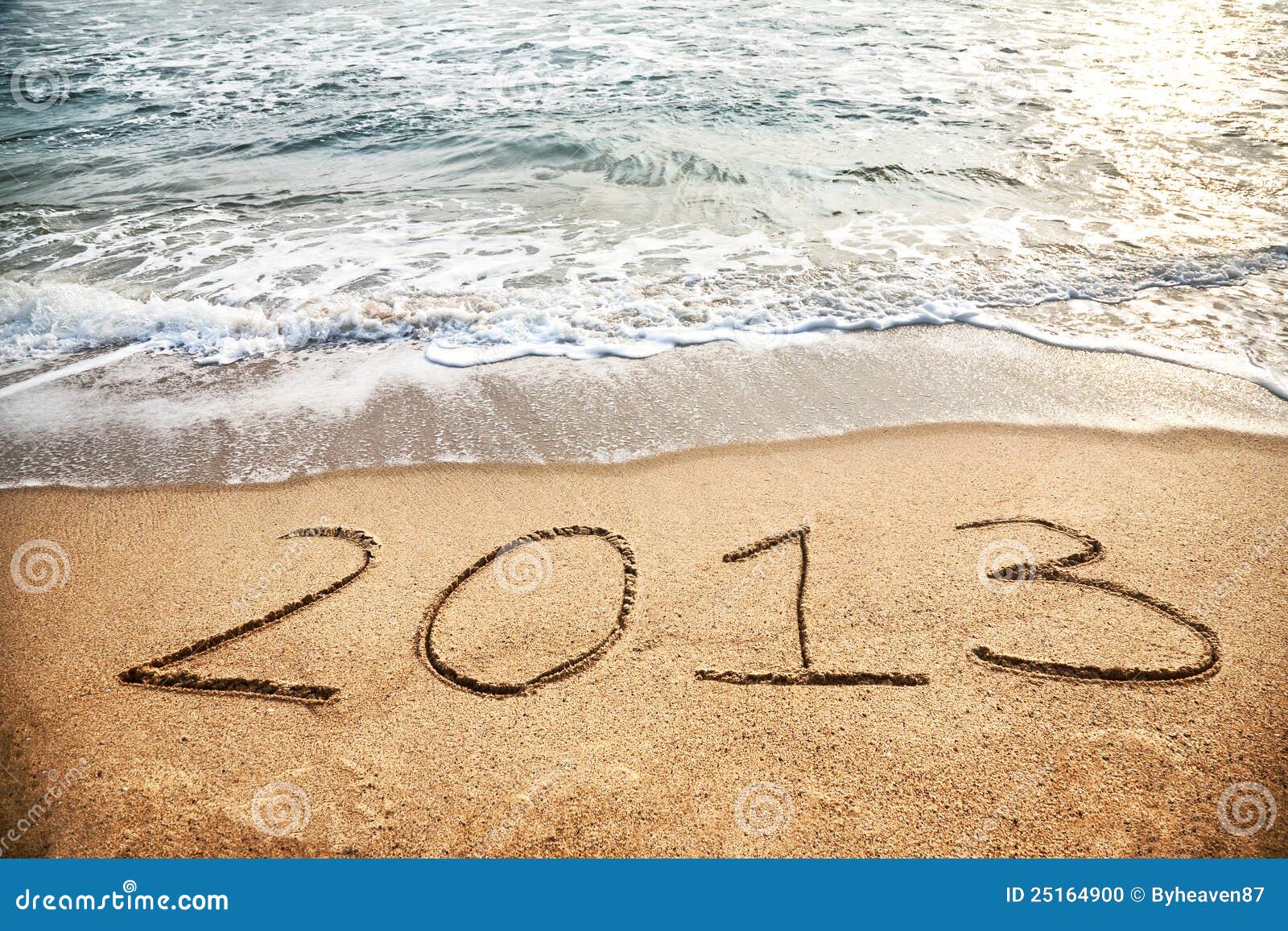 2013 New year stock photo. Image of exotic, ripple, paradise - 25164900