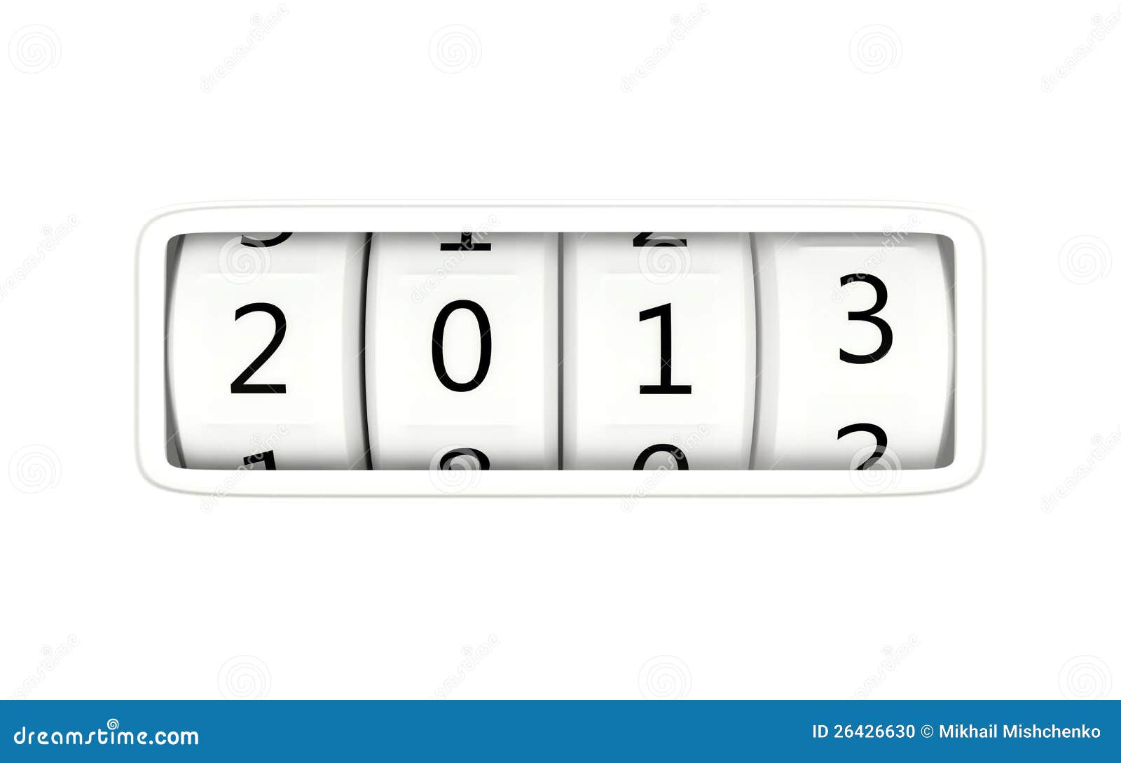 2013 New Year symbol stock illustration. Illustration of holiday - 26426630