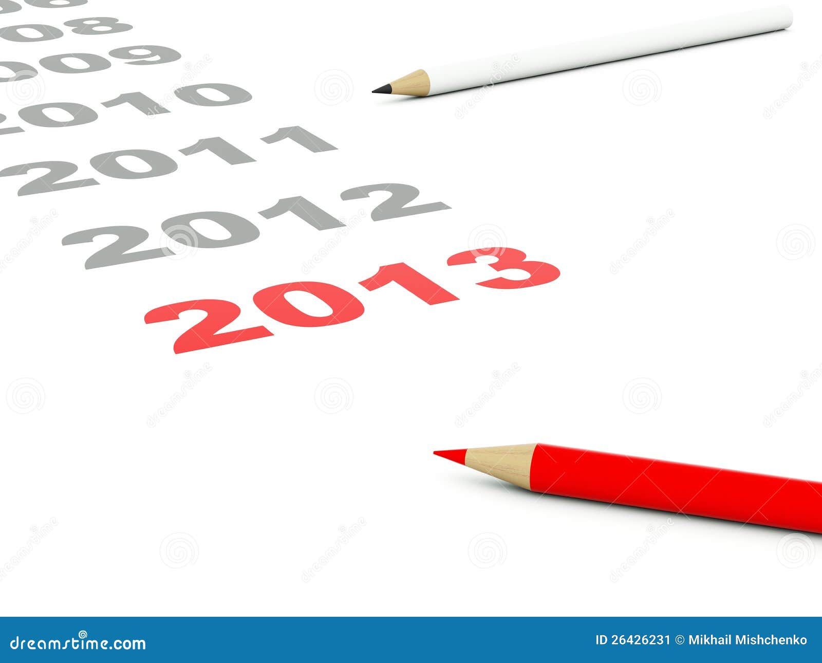 2013 sign with pencils stock illustration. Illustration of sign - 26426231