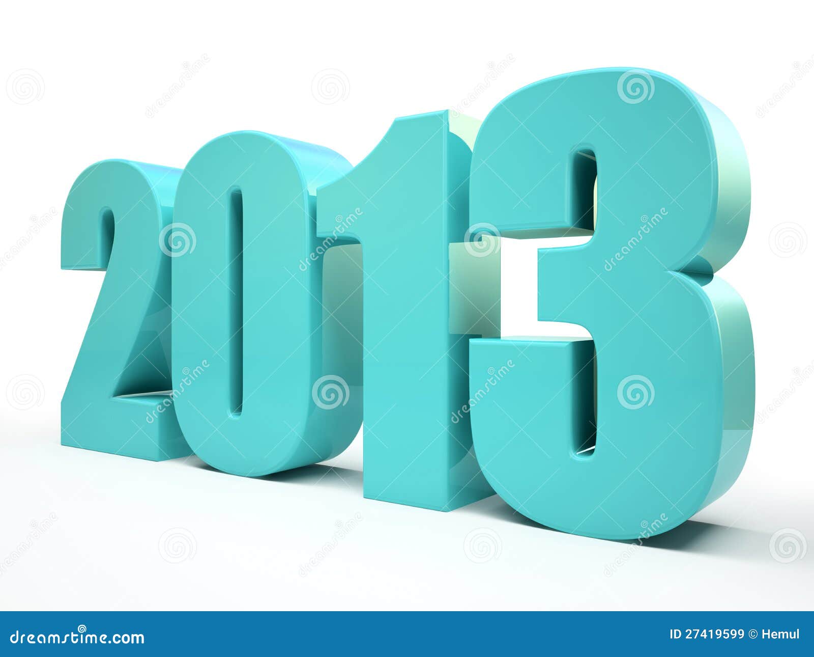 2013 year stock illustration. Illustration of count, rendering - 27419599