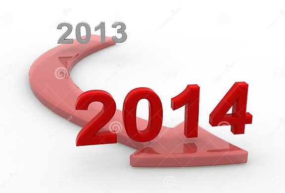 Into 2014 stock illustration. Illustration of improve - 28353528