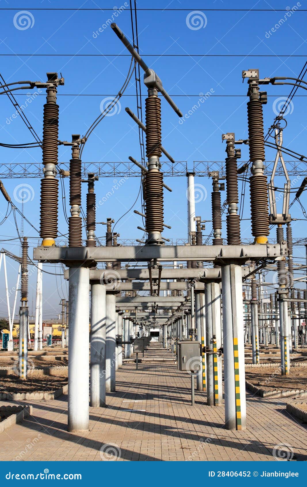 22KV substation equipment stock photo. Image of energy - 28406452
