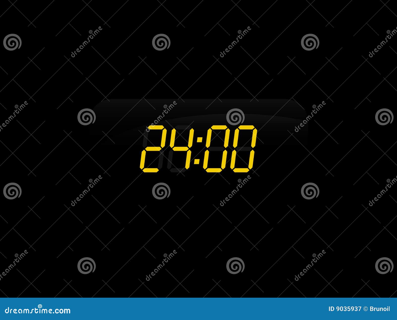 24:00 stock vector. Illustration of clock, time, vector - 9035937