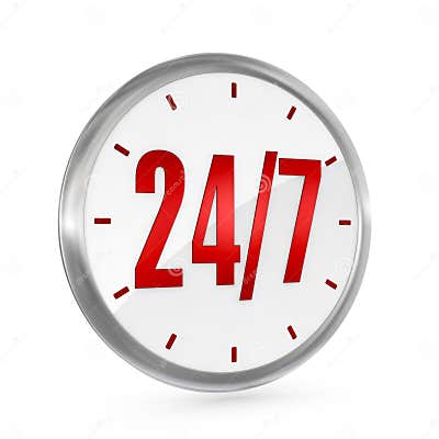 24/7 availability stock illustration. Illustration of sale - 21060798