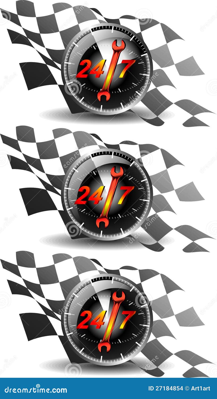 24/7 banners tech support stock illustration. Illustration of abstract ...