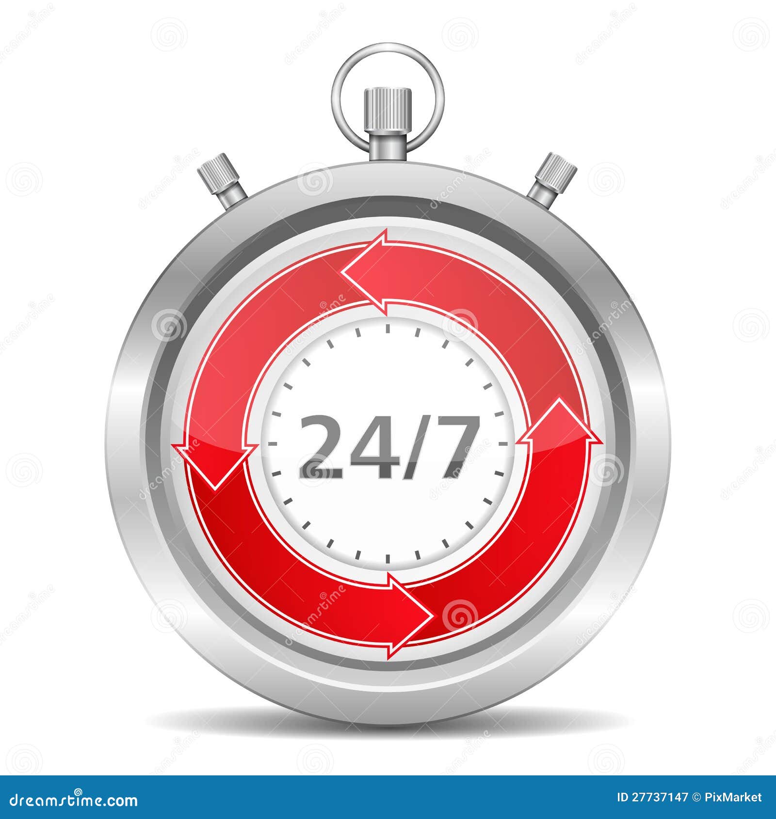 24/7 Concept stock vector. Illustration of circle, delivery - 27737147