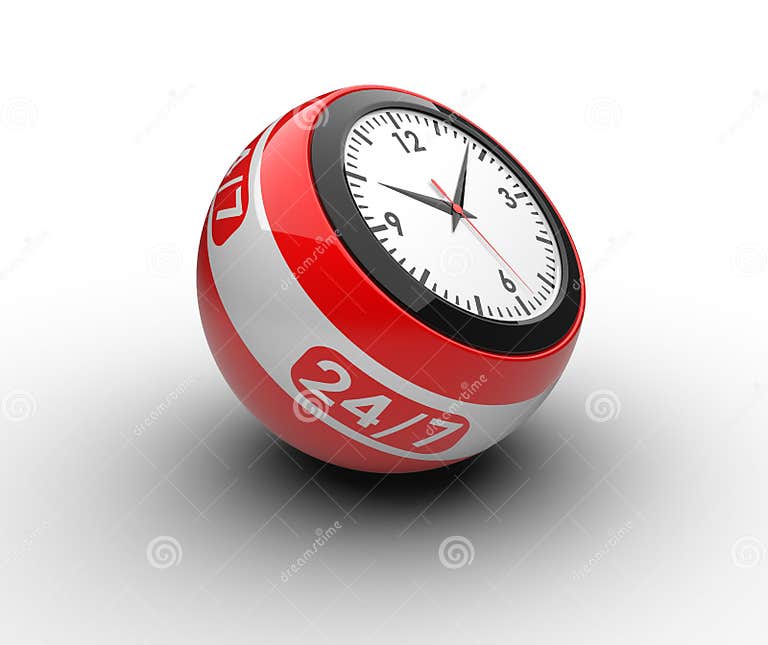 24/7 Sign stock illustration. Illustration of freshness - 19219117