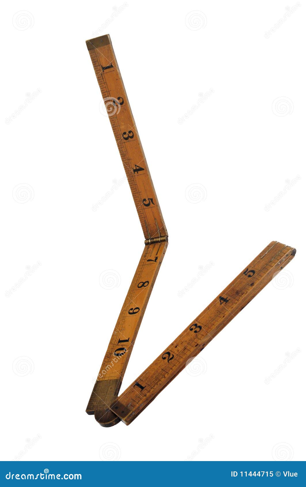24 Inch Wooden Fold Up Ruler Stock Image - Image of ruler, inch: 11444715