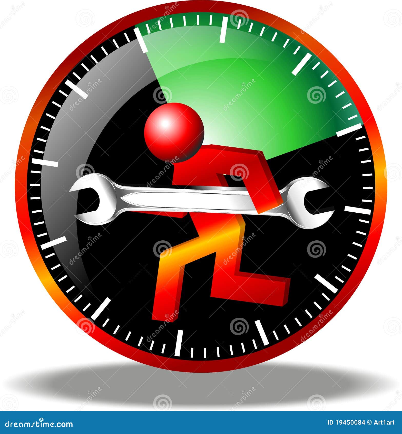 24 Logos De Maintenance D'heure Illustration Stock - Illustration du ...