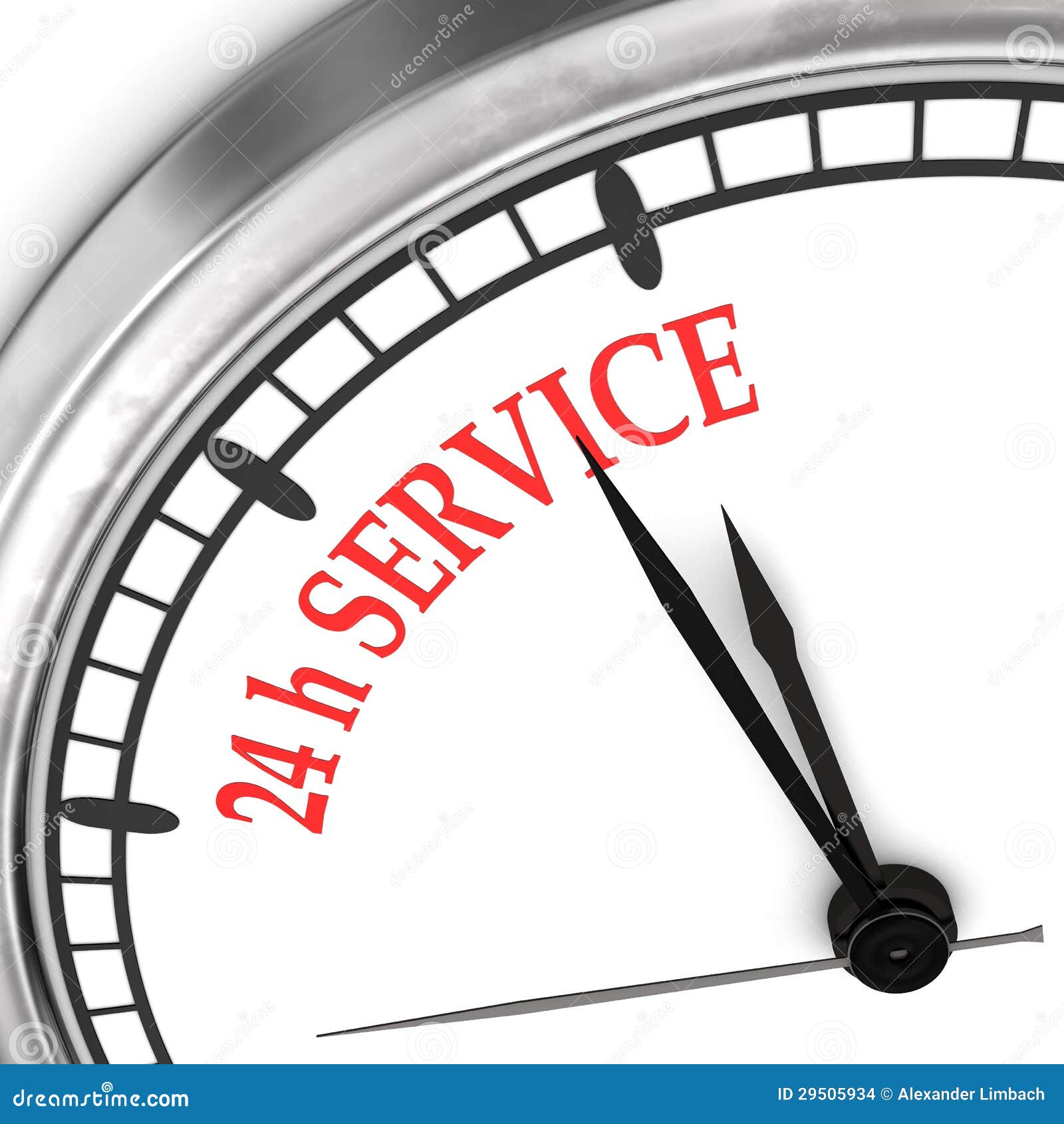 24h Service stock illustration. Illustration of watch - 29505934