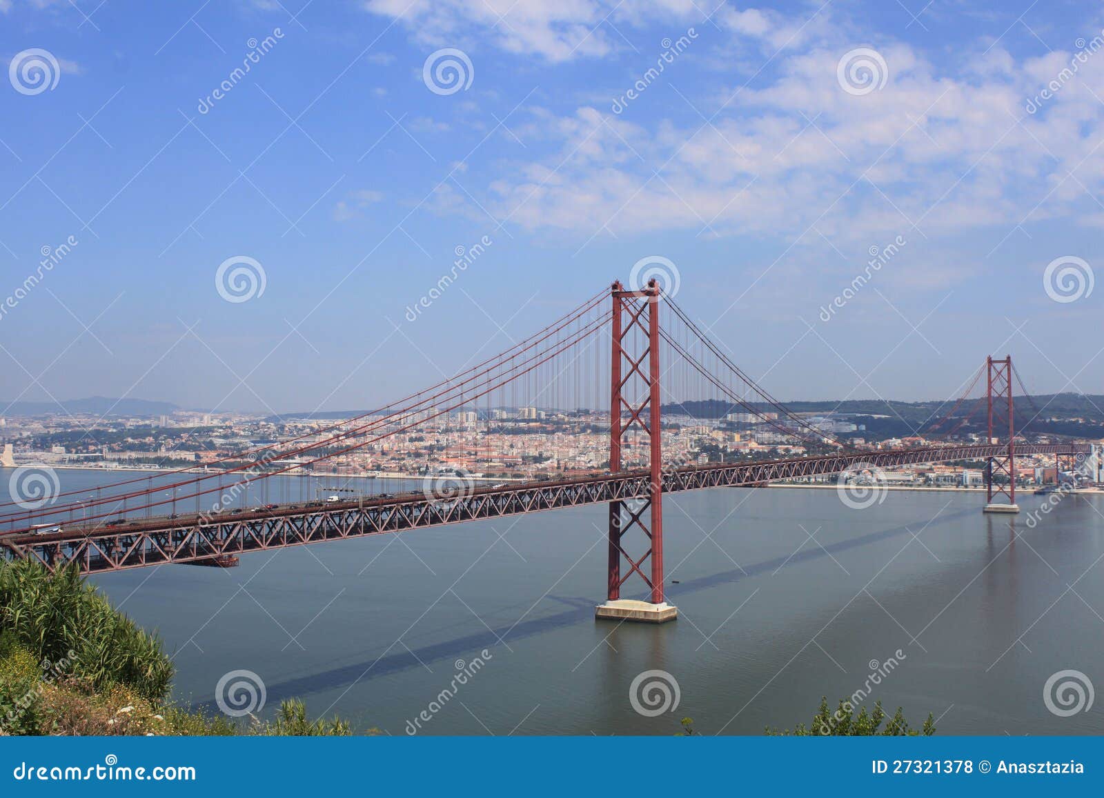 25 de Abril Bridge stock photo. Image of architecture - 27321378