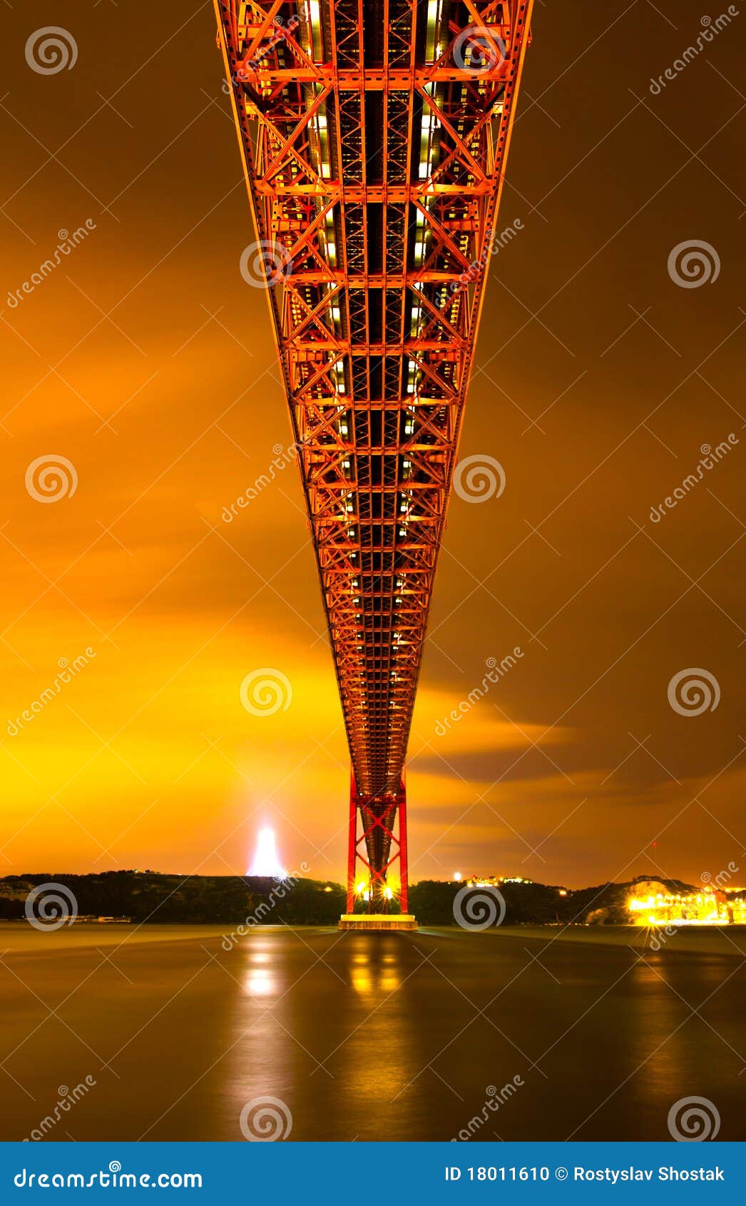 The 25 De Abril Bridge in Lisbon Stock Photo - Image of architecture ...