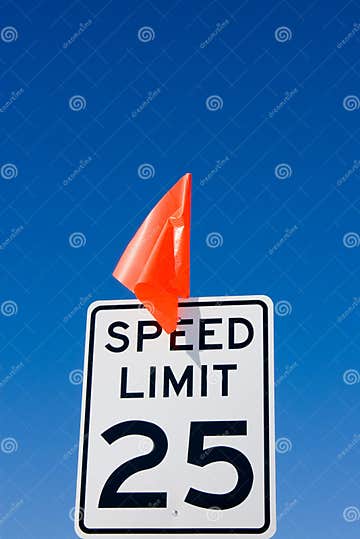 25 mph speed limit sign stock image. Image of sped, installed - 12864539