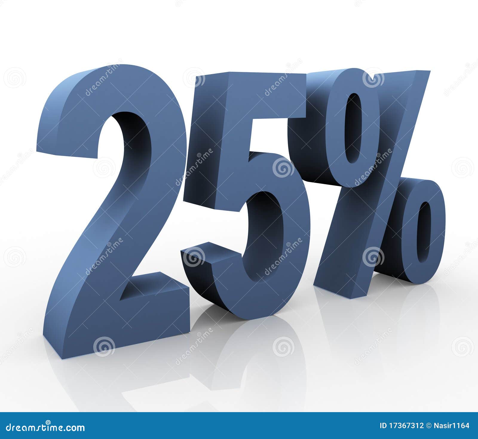 25 percentage stock illustration. Illustration of deal - 17367312