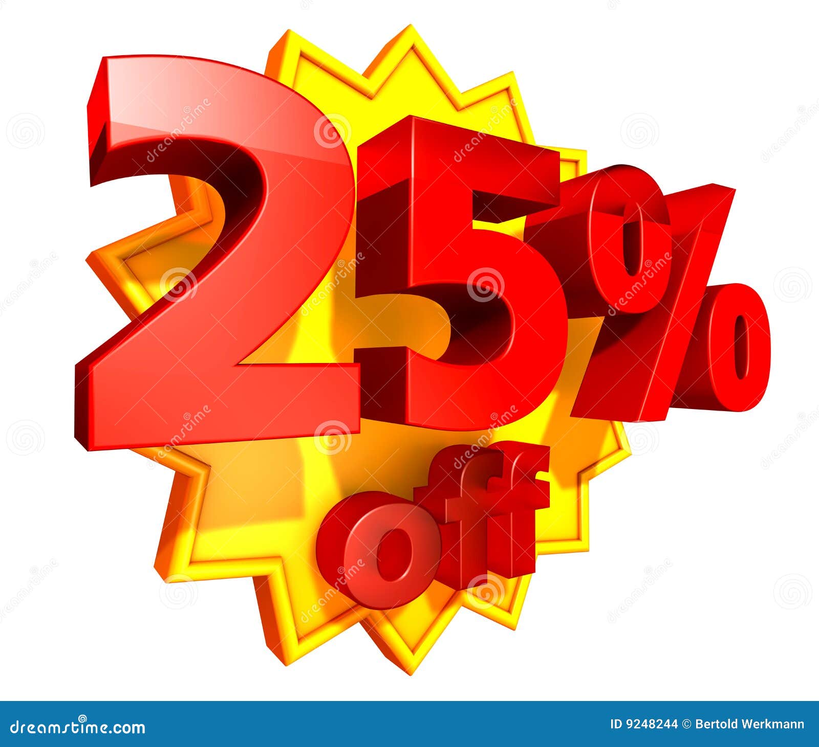 25 Percentenprijs Van Korting Stock Illustratie - Illustration of ...