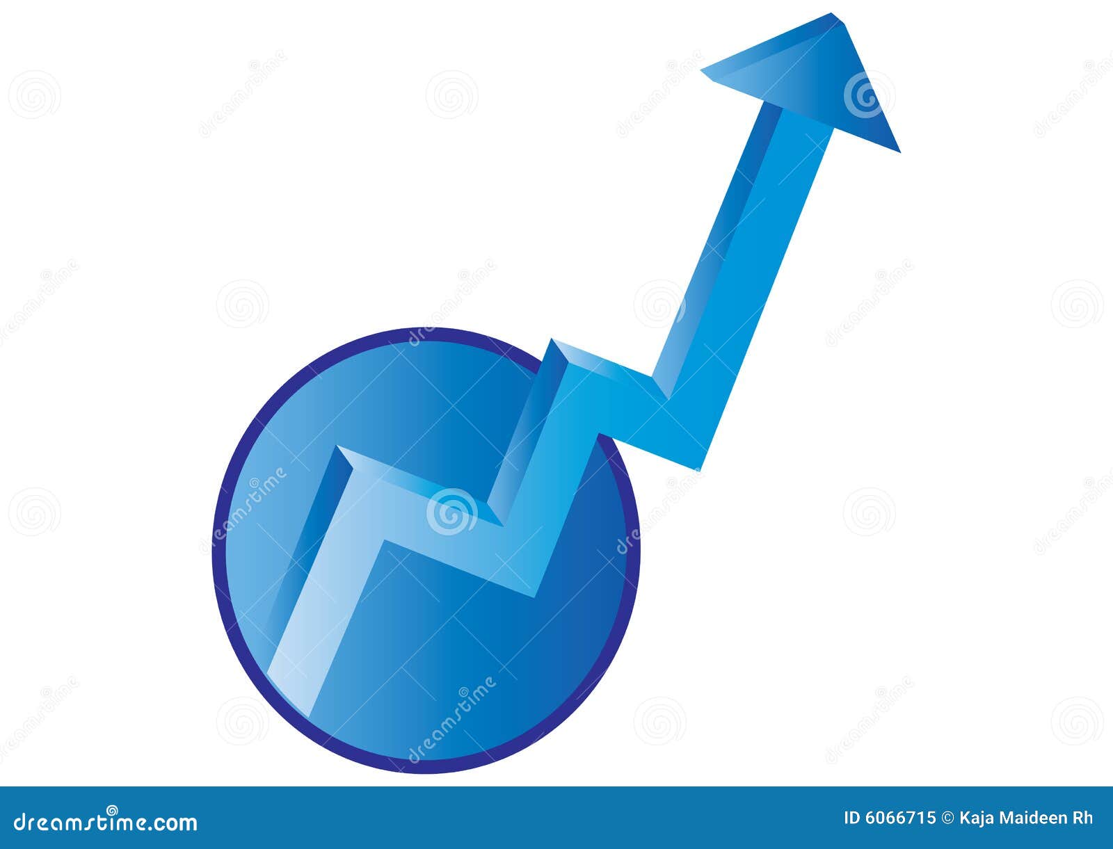 2d arrow sky tone - vector stock vector. Illustration of company - 6066715