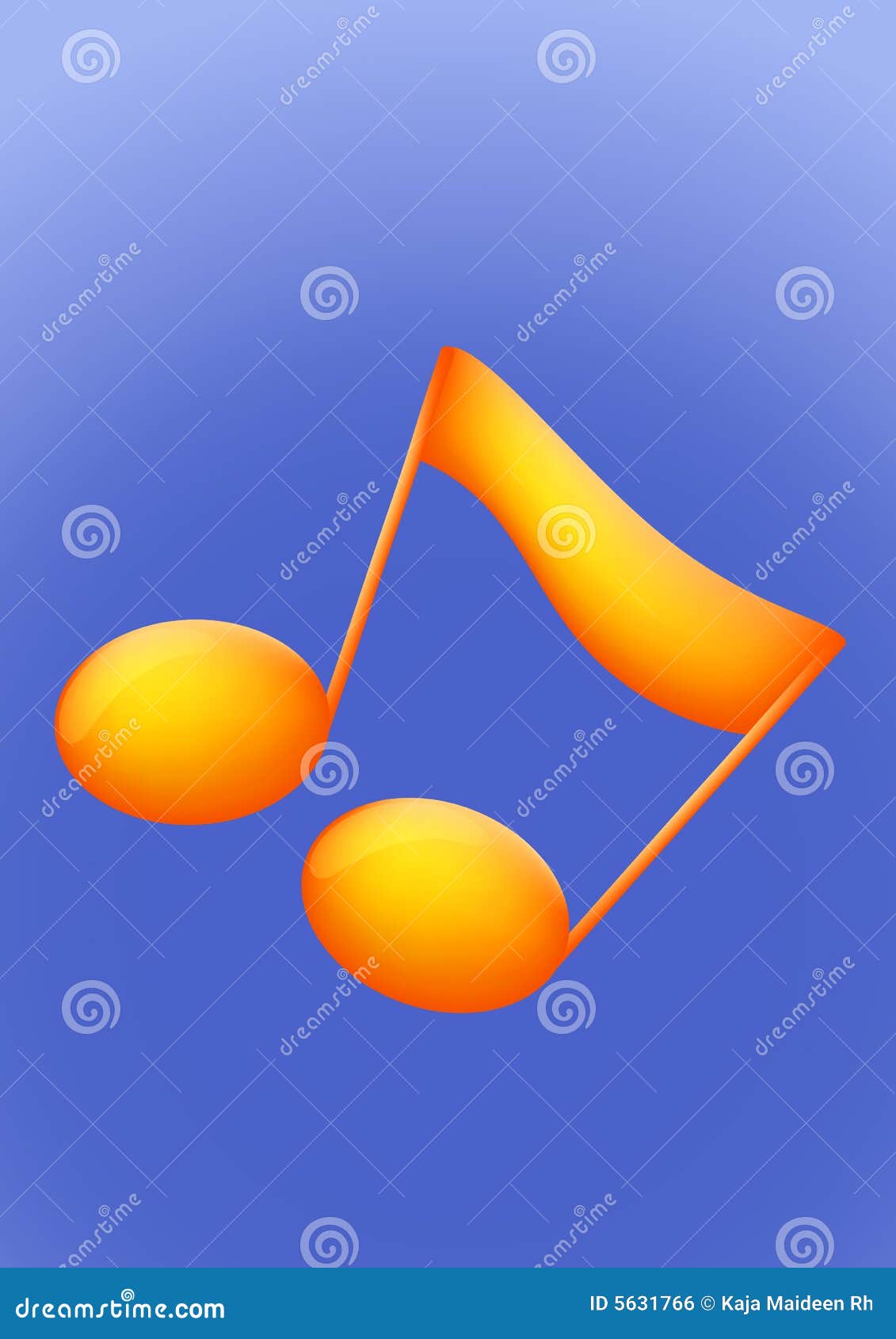 2d golden Music Note stock illustration. Illustration of design - 5631766