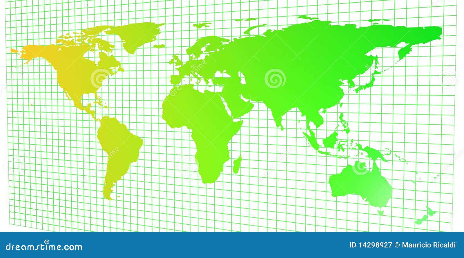 2D mapa de mundo ilustração stock. Ilustração de continente - 14298927