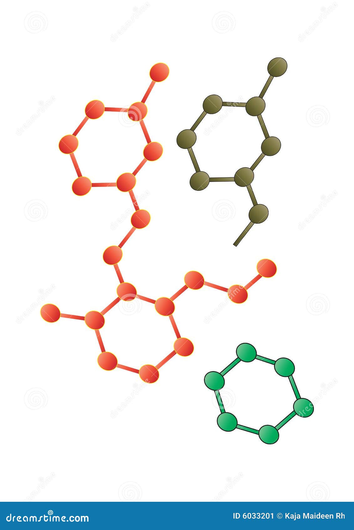 2d Molecule - Vector stock vector. Illustration of molecule - 6033201