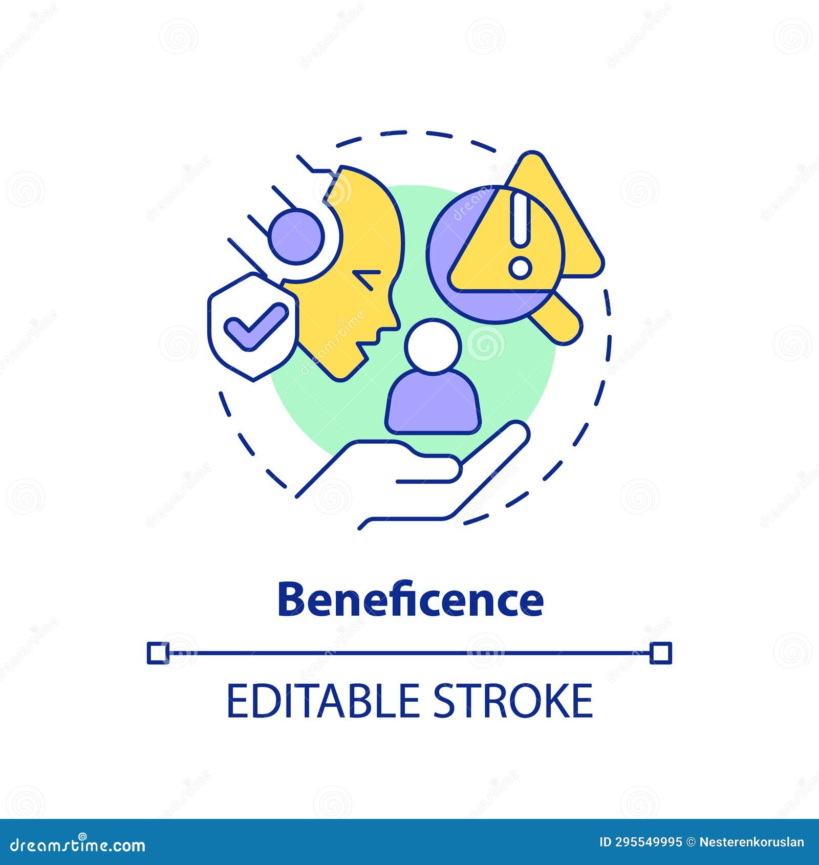 2D Thin Linear Icon Beneficence Concept Stock Vector - Illustration of ... 2D Thin Linear Icon Beneficence Concept Stock Vector - Illustration of ...