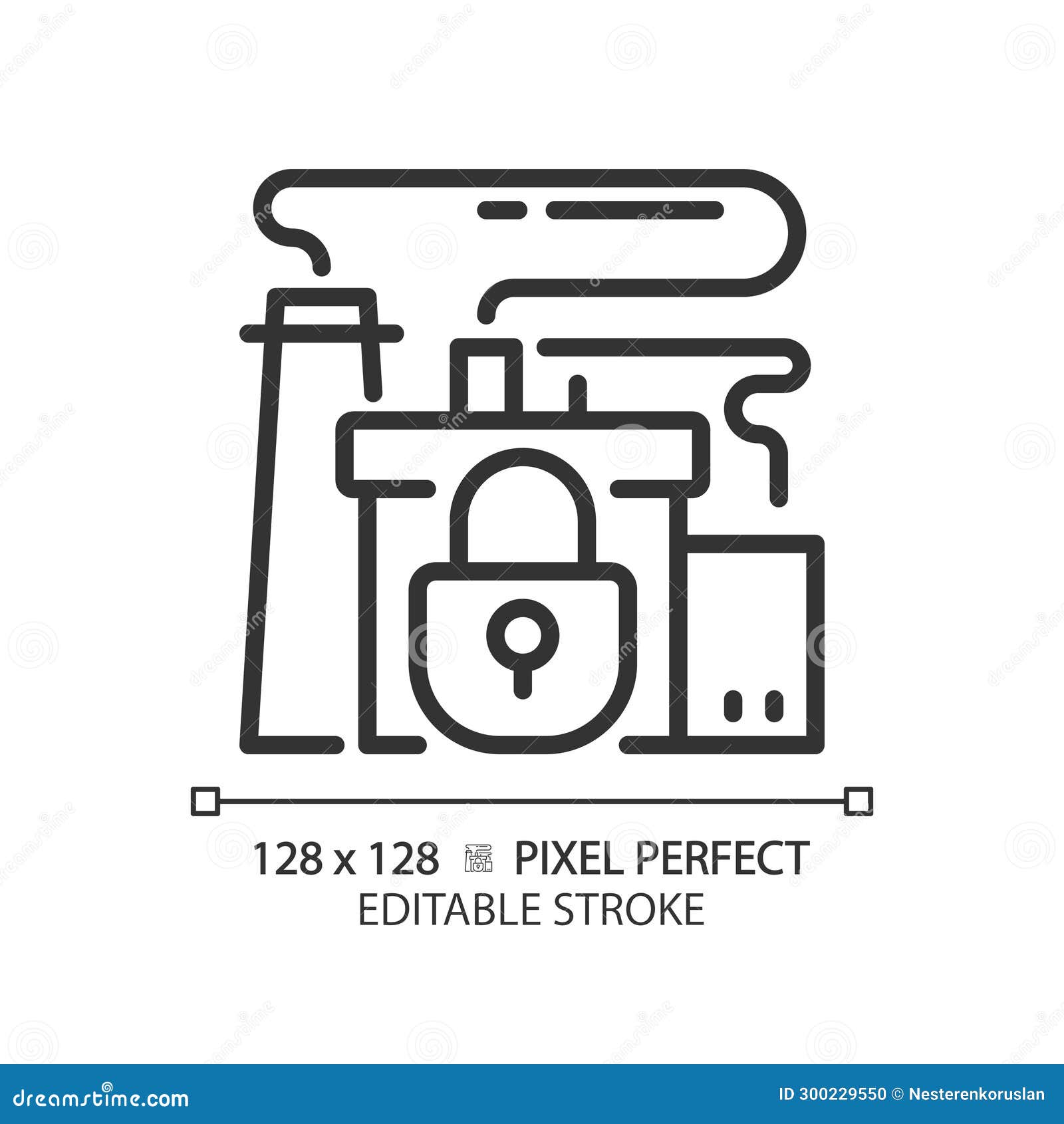 2D Thin Linear Pixel Perfect Simple Black Closed Factory Icon 向量例证 - 插画 ... 2D Thin Linear Pixel Perfect Simple Black Closed Factory Icon 向量例证 - 插画 ...