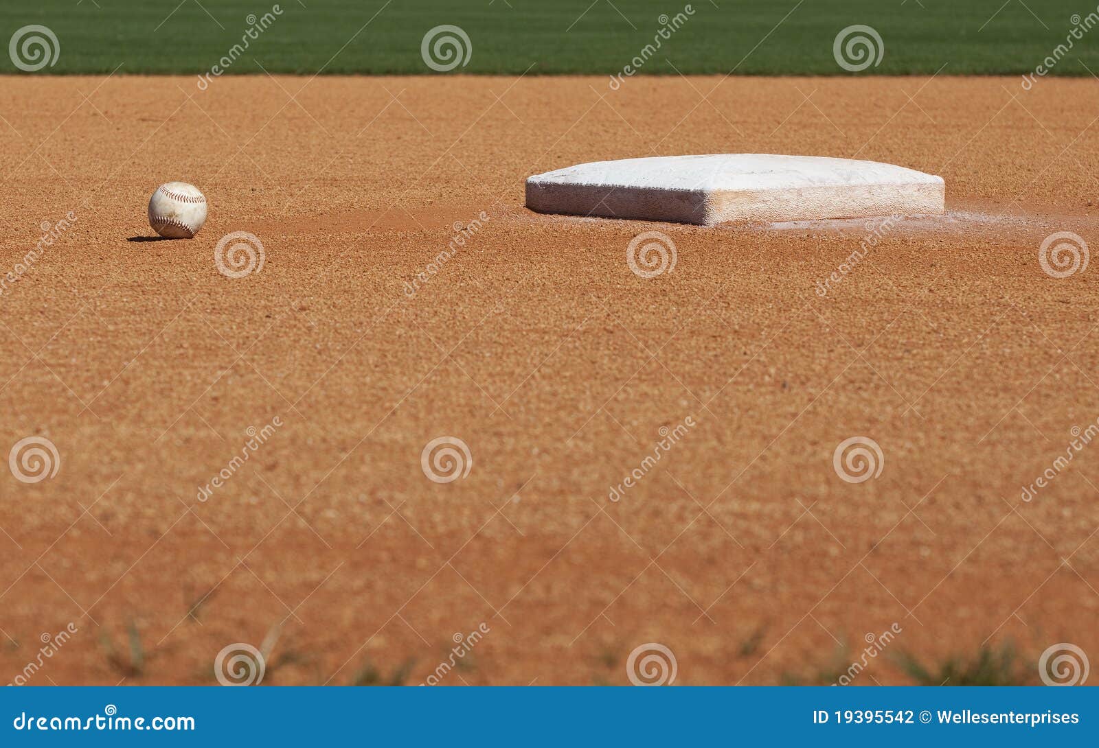2nd Base stock photo. Image of diamond, dirt, baseball - 19395542