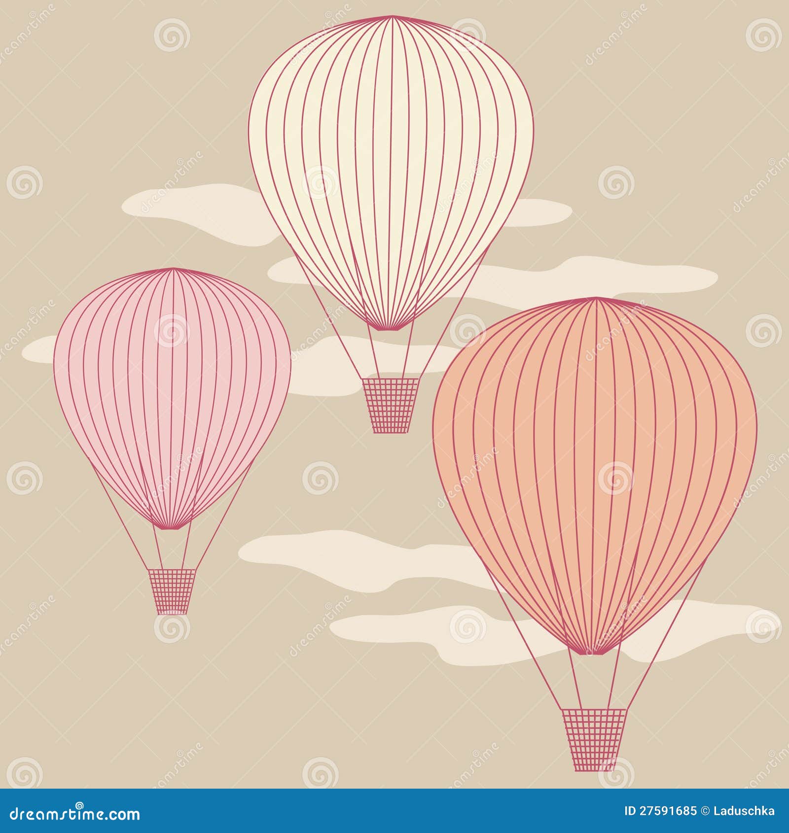 3 balloons stock vector. Illustration of strokes, balloon - 27591685
