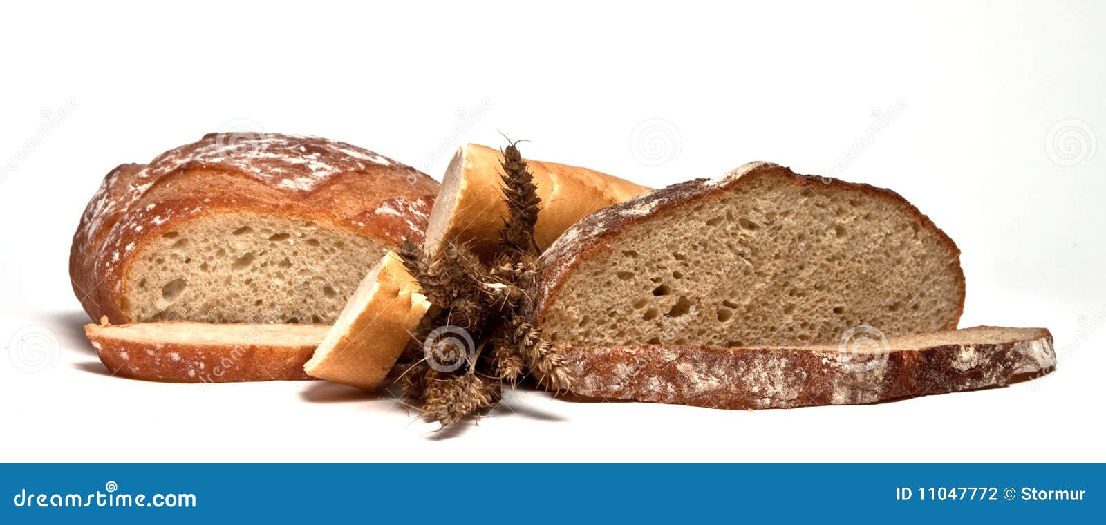 3 breads stock photo. Image of food, healthy, bake, foliage - 11047772