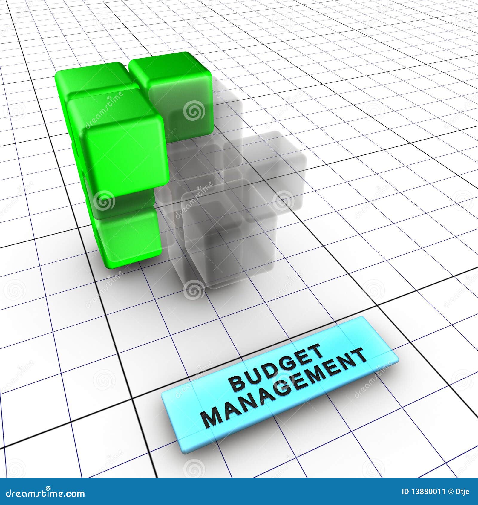 3-Budget management (3/6) stock illustration. Illustration of ...