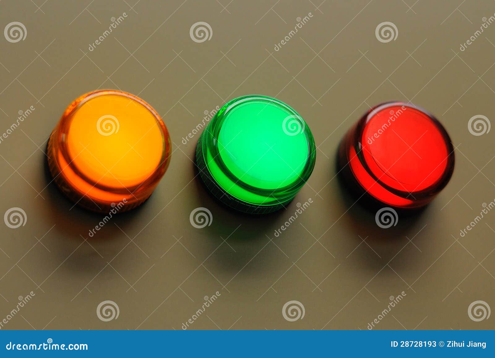 3 color lights stock image. Image of knob, dashboard - 28728193