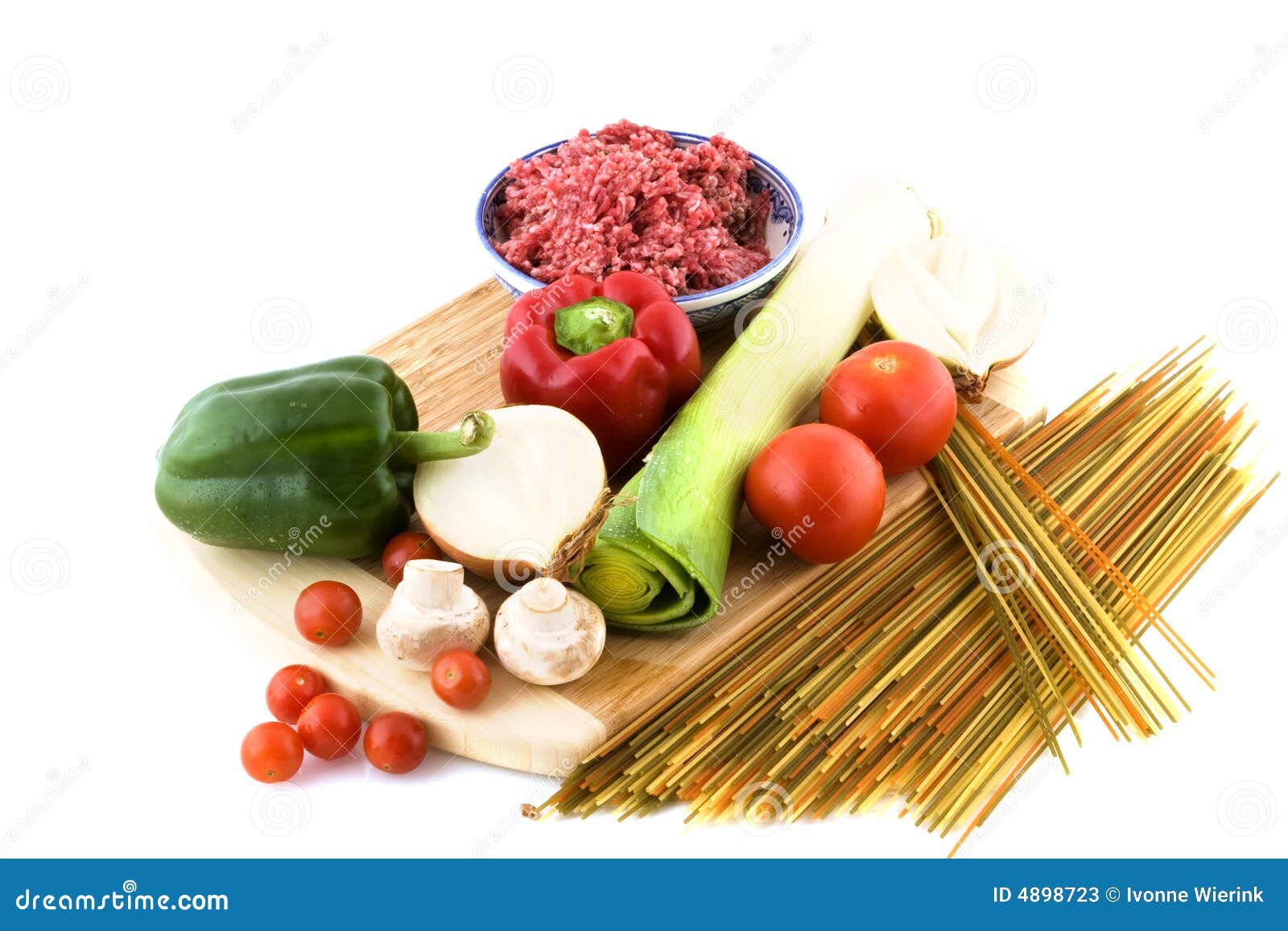 3-color spaghetti stock image. Image of still, onion, cherry - 4898723