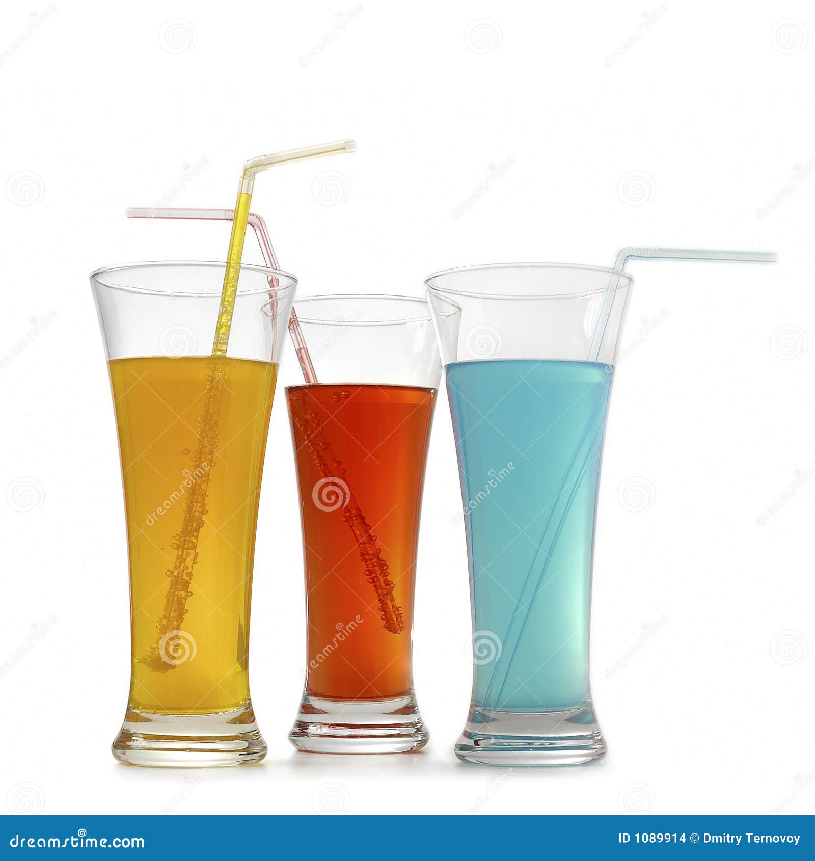 3 colored drinks stock photo. Image of glass, sweet, feel - 1089914