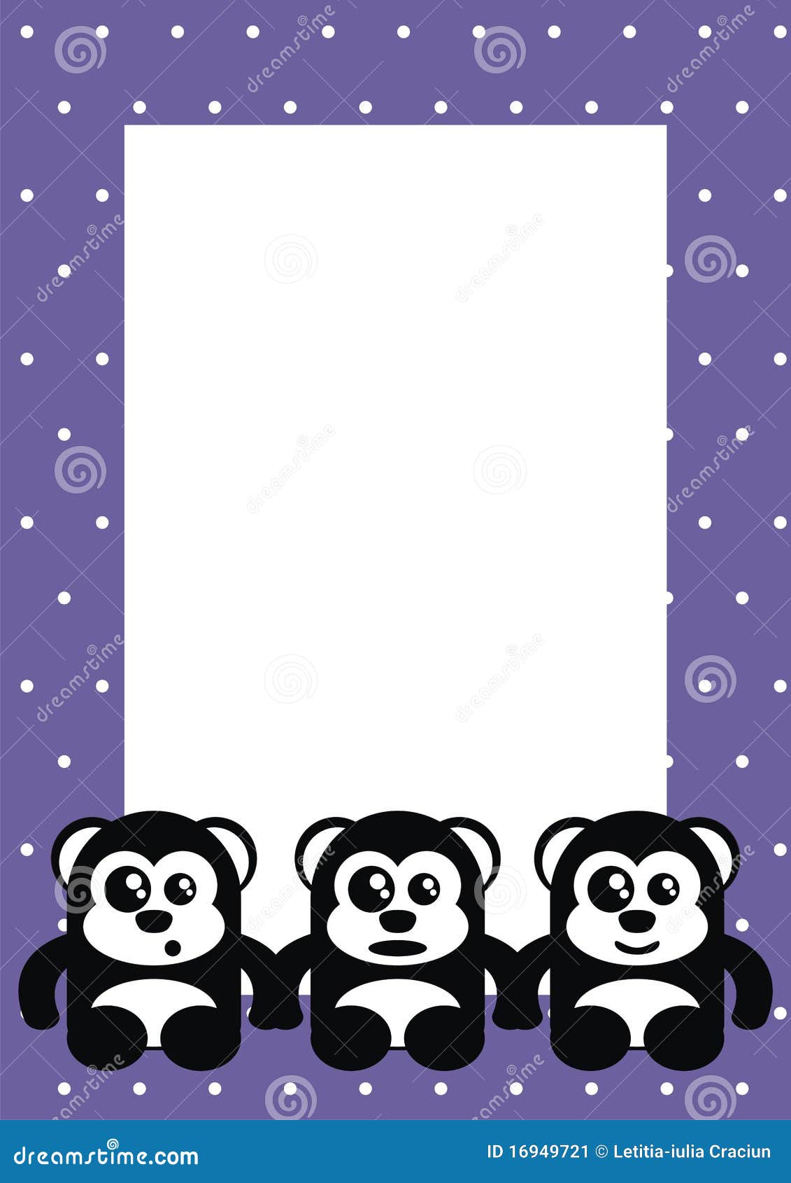 Set Cute Bears Cartoon Characters. Vector Illustration With Cartoon ...