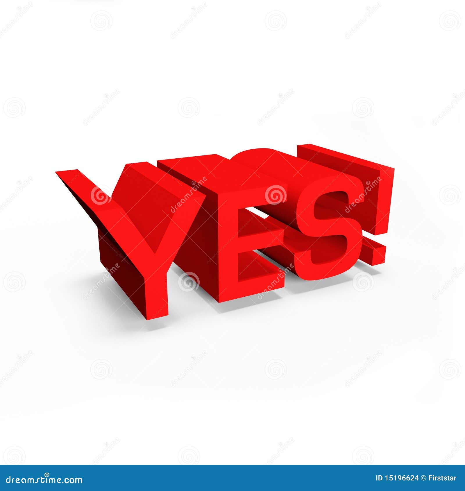 3 D Yes Text Stock Illustrations – 5 3 D Yes Text Stock Illustrations ...