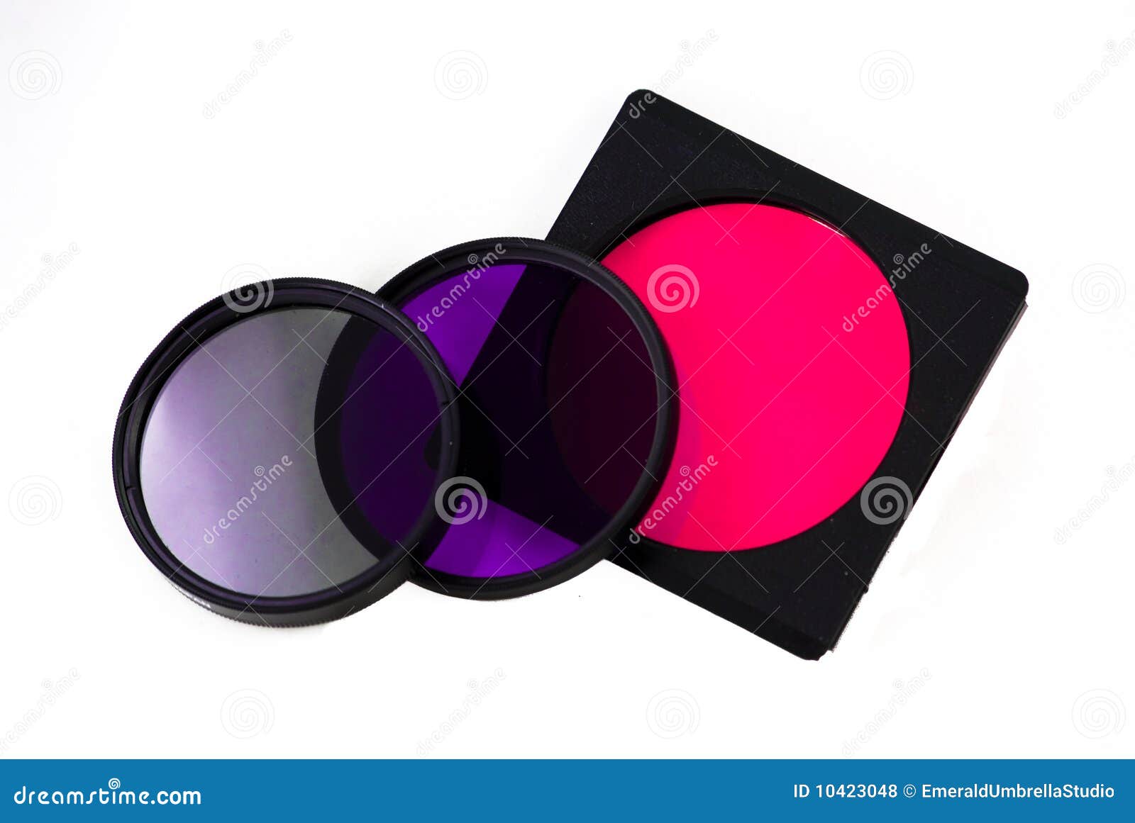 3 Filters stock photo. Image of film, circular, intense - 10423048