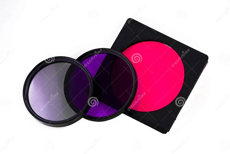 3 Filters stock photo. Image of film, circular, intense - 10423048