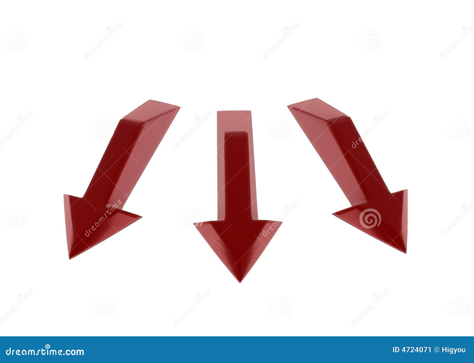 3 flèches illustration stock. Illustration du concept - 4724071