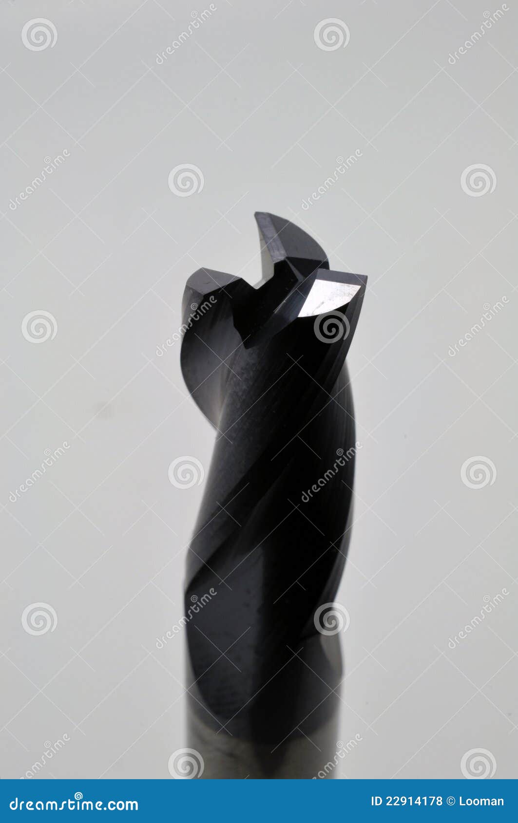 3 flute endmill stock photo. Image of flute, solid, metal - 22914178