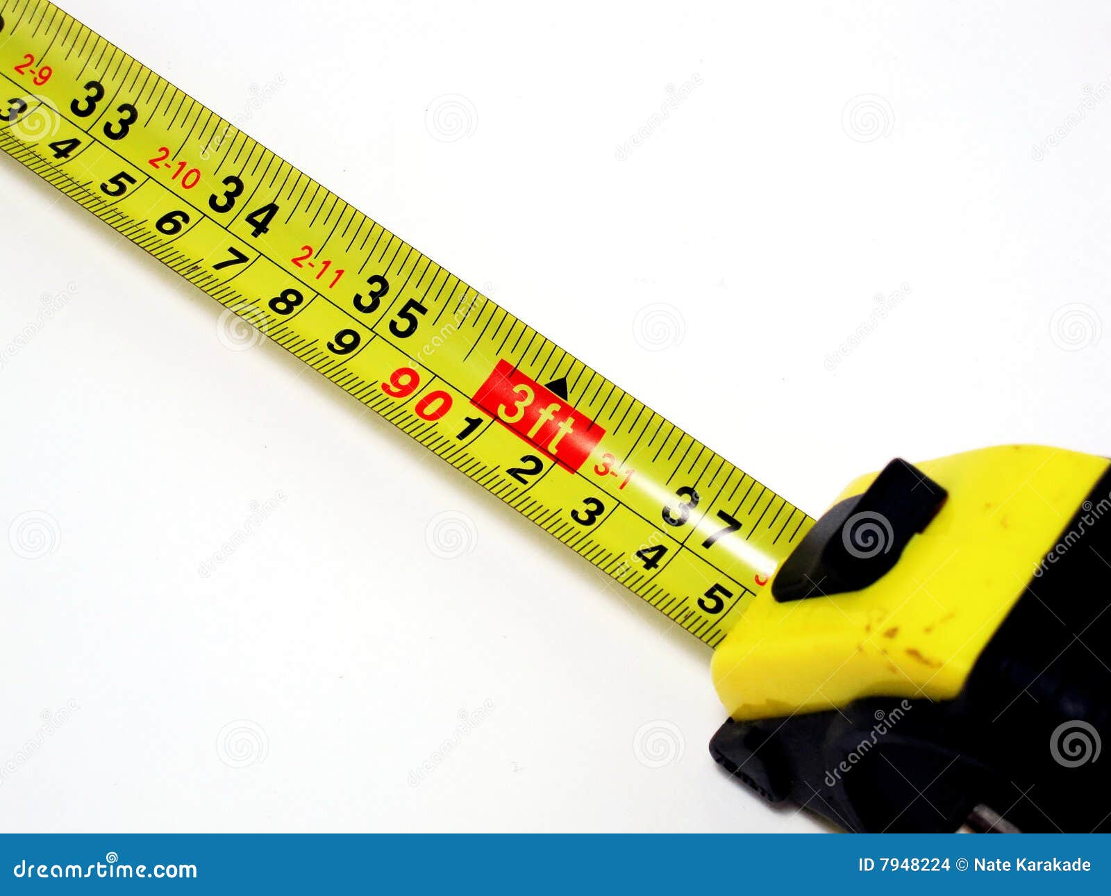 3 Ft measurement stock photo. Image of unit, white, yellow - 7948224